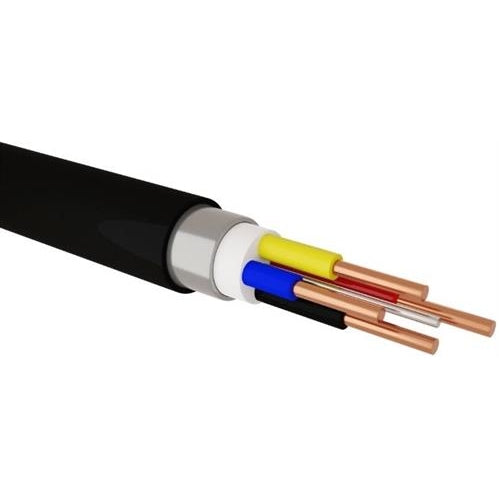Solarix Surfix 4mm 4 Core With Earth Cable Black- Sold Per Metre Desig
